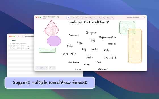 ExcalidrawZ - excalidraw client for mac